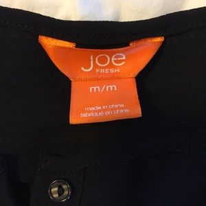 Joe Fresh | Tops | Joe Fresh Classic Black Shear Blouse Sz Med | Poshmark